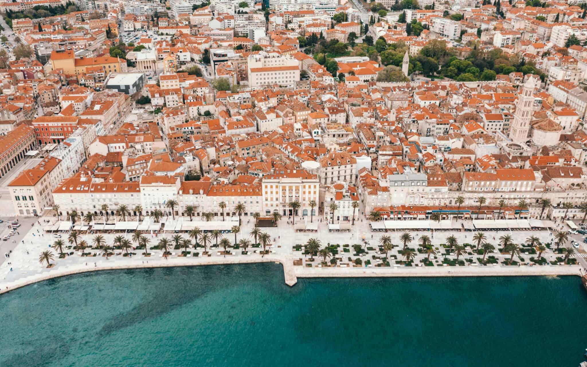 Discover Split’s Iconic Riva Waterfront Visiting Split Croatia